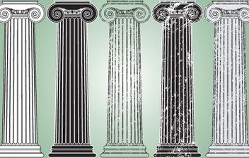 Roman Pillar Silhouette Free Vector Download 342245 | CannyPic